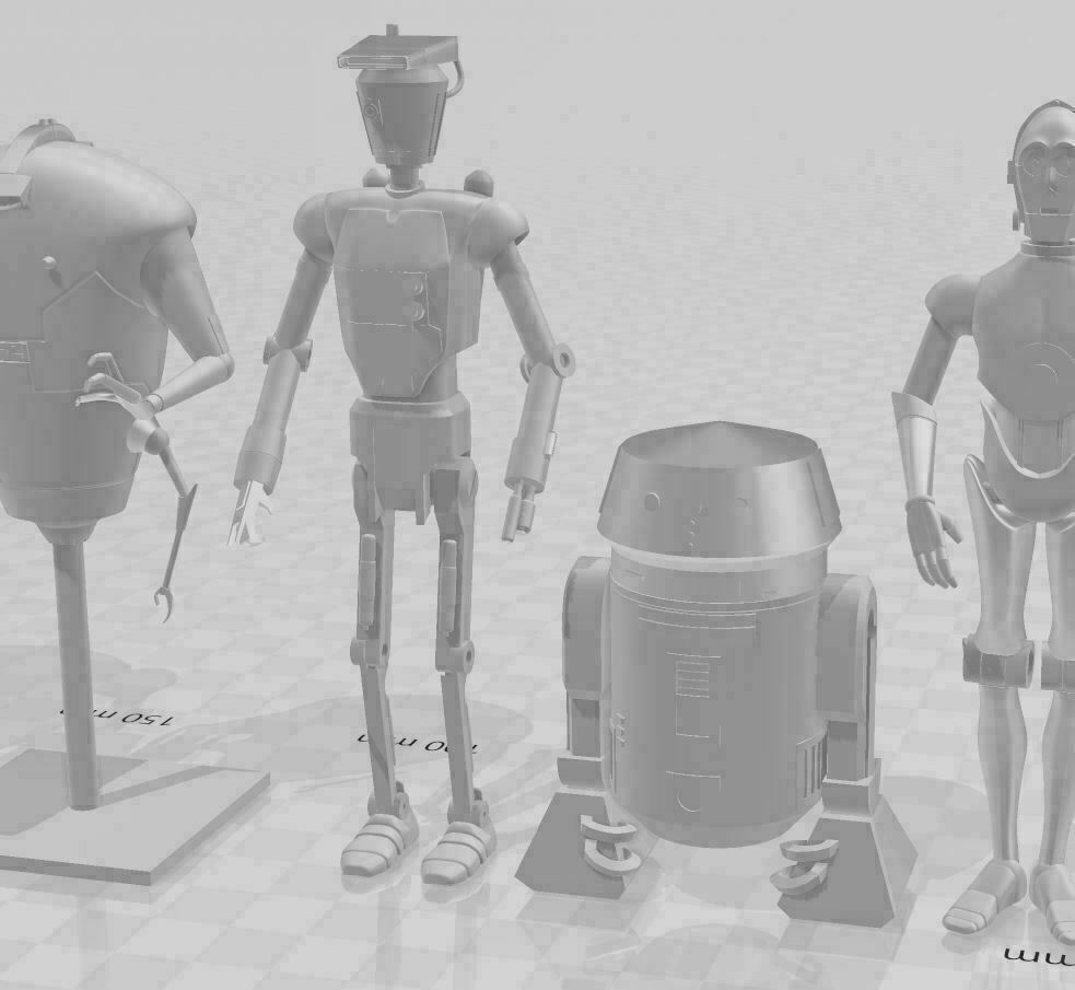 STL file STAR WARS MINING DROID (DROIDS) ⭐ ・3D printing model to ...