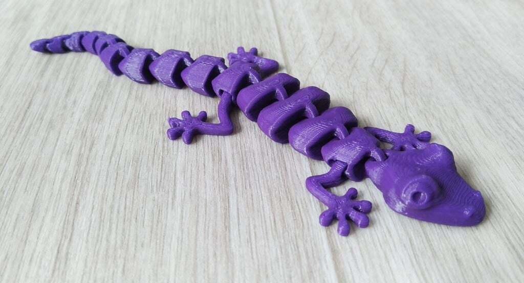 3D printing Articulated Lizard v2・Cults