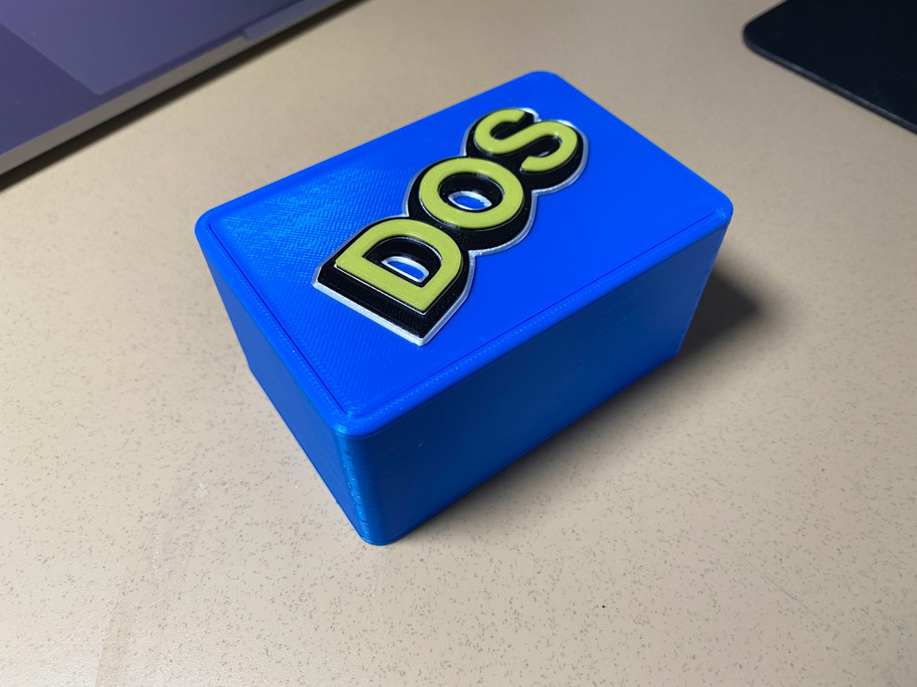 📦 DOS Card Box (Remixed Lid)・Free 3D File for ・Cults