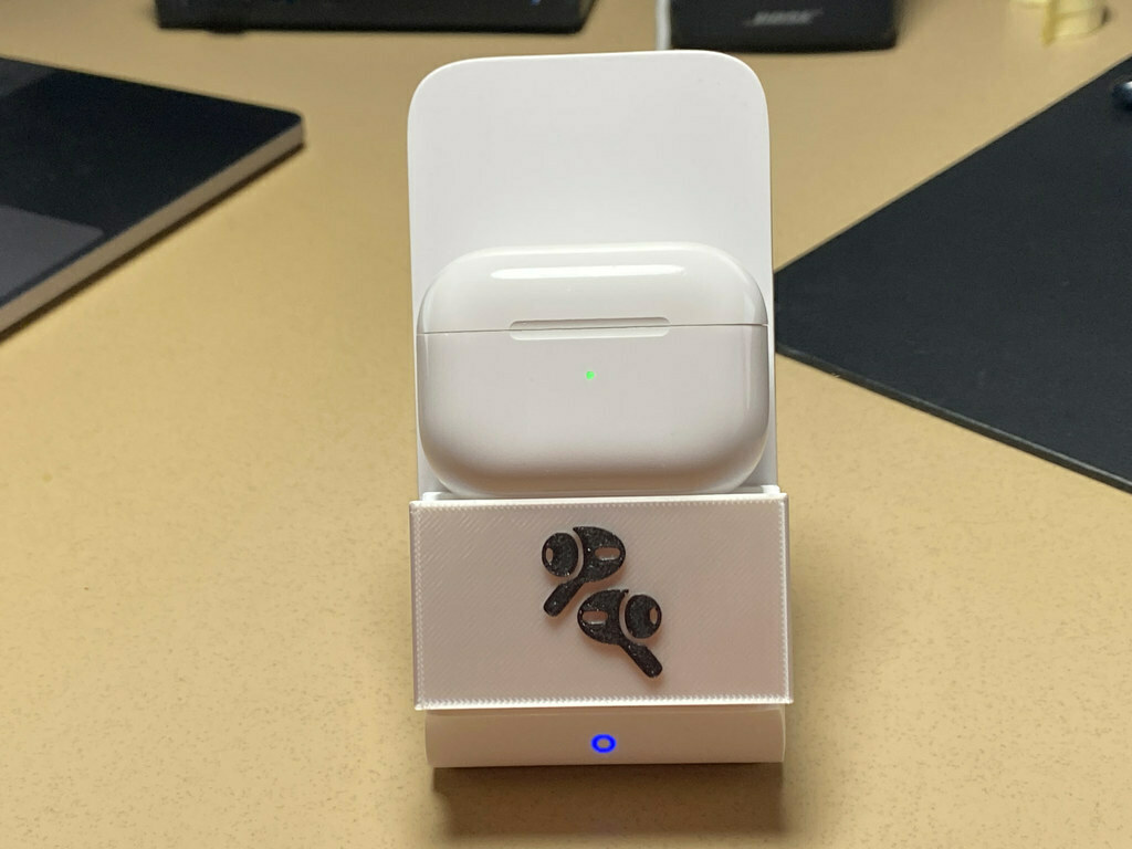 Free 3D file Airpods Charging Block for Upright Wireless Charger 🎵 ・3D ...