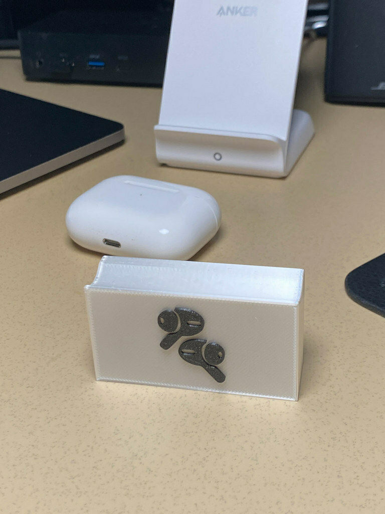 Free 3D file Airpods Charging Block for Upright Wireless Charger 🎵 ・3D ...