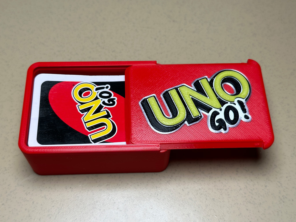 📦 Uno Go! Card Box (Remixed)・Free 3D File for ・Cults