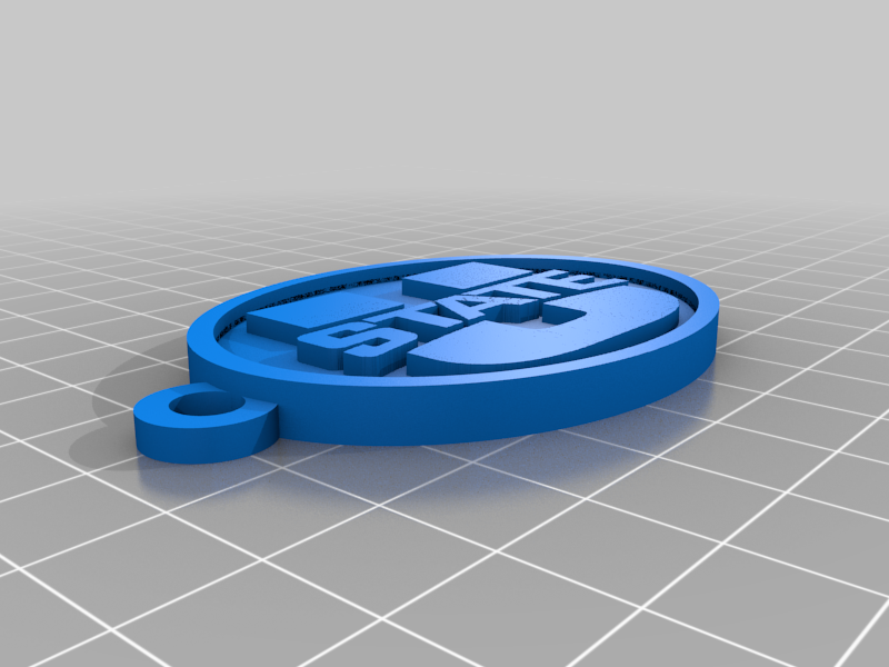 🗝️ Utah State Keychain・Free 3D File for ・Cults