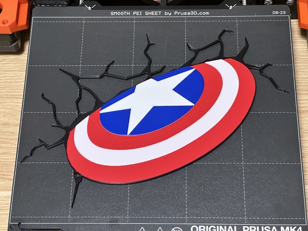 🛡️ Captain America Shield In Wall・Free 3D File for ・Cults
