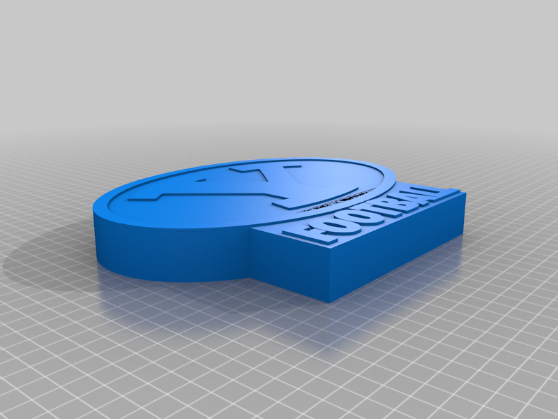 🏈 BYU Football Logo・Free 3D File for ・Cults