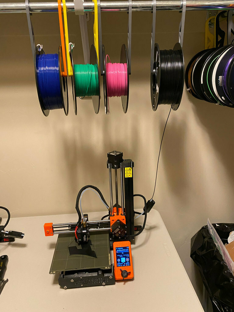 🪢 Filament Spool Hanger: 2-piece・Free 3D File for ・Cults