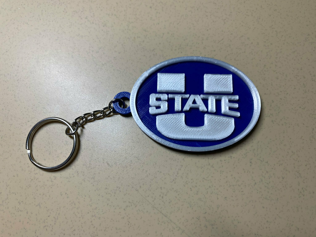 🗝️ Utah State Keychain・Free 3D File for ・Cults