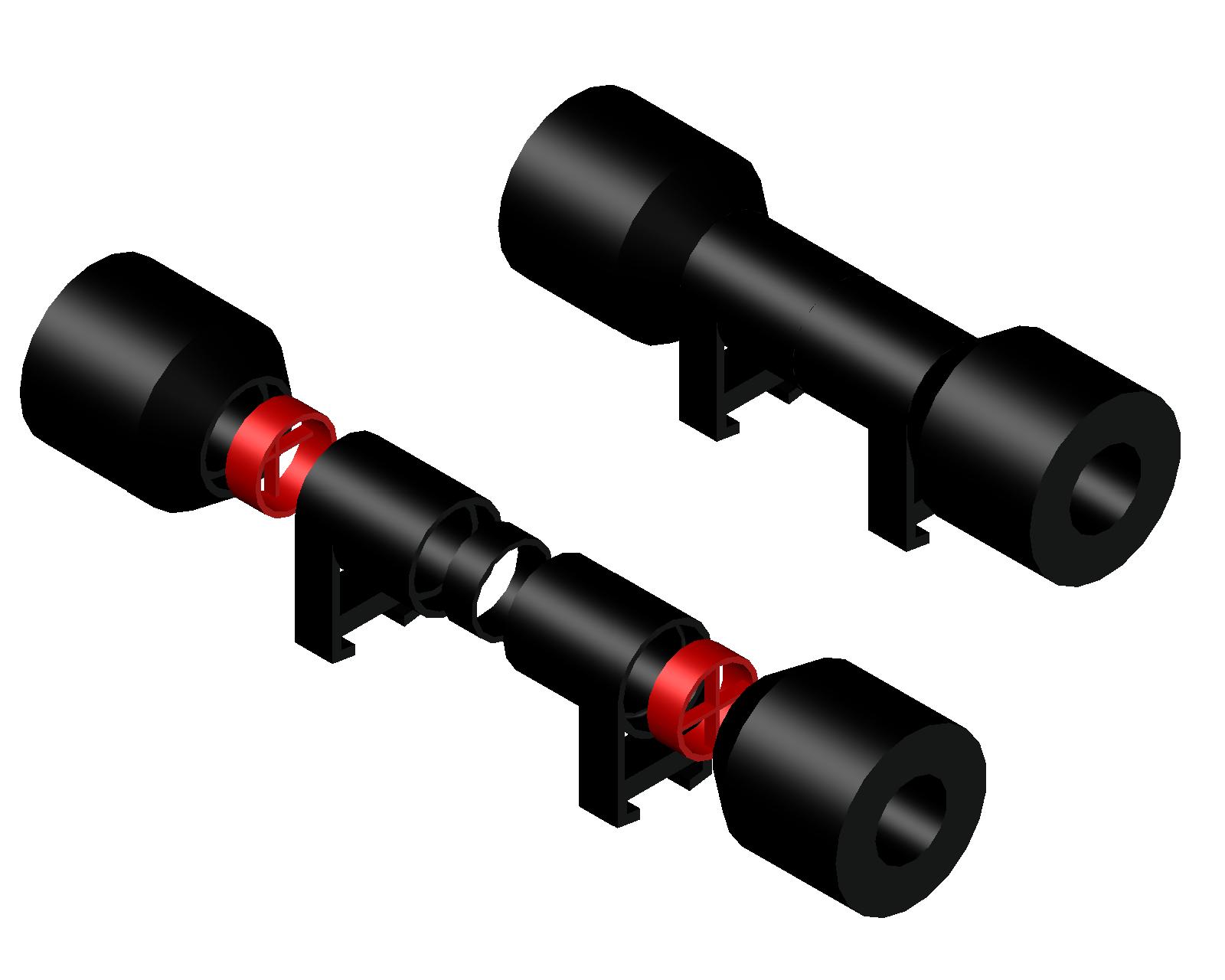 Fichier STL gratuit lunette de visée télescopique refle NERF 🎲 ・Modèle pour impression 3D à ...