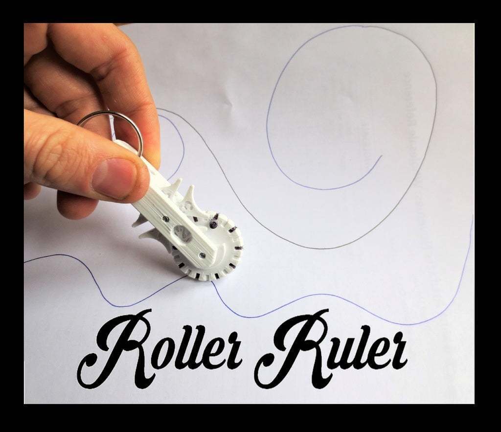 Free STL file Geneva Roller Ruler, Pocket Sized Infinite Ruler 📏 ・3D ...