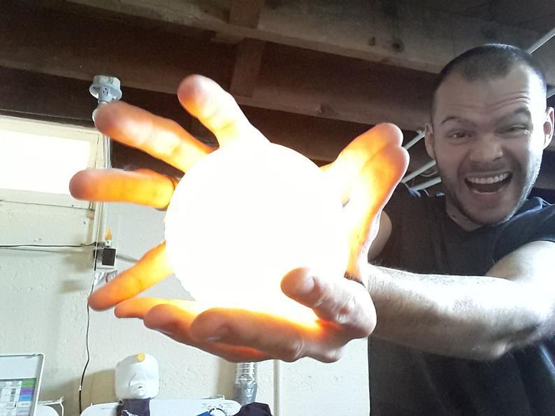 💣 LED Energy Ball Cosplay Prop, Wearable DBZ Super Saiyan Plasma Spirit ...