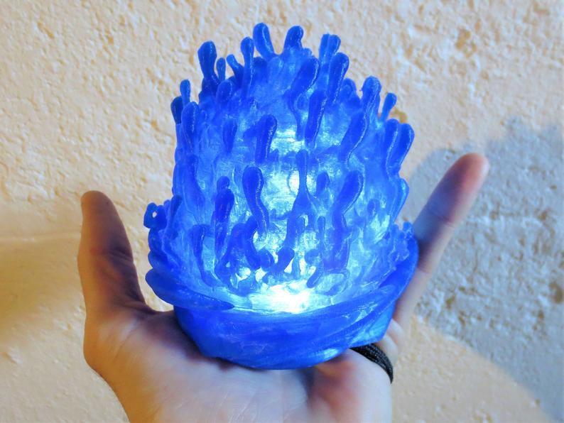 STL file Water Elemental Cosplay, Light up LED Wearable Aquaman ...