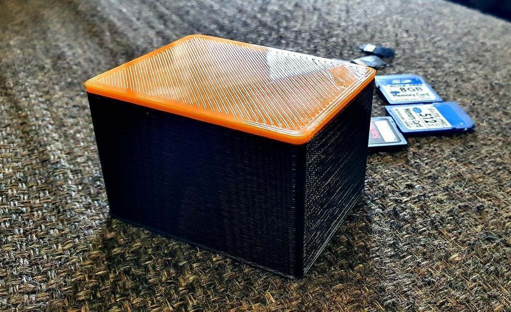 STL file Memory Card Box 📦 ・Model to download and 3D print・Cults