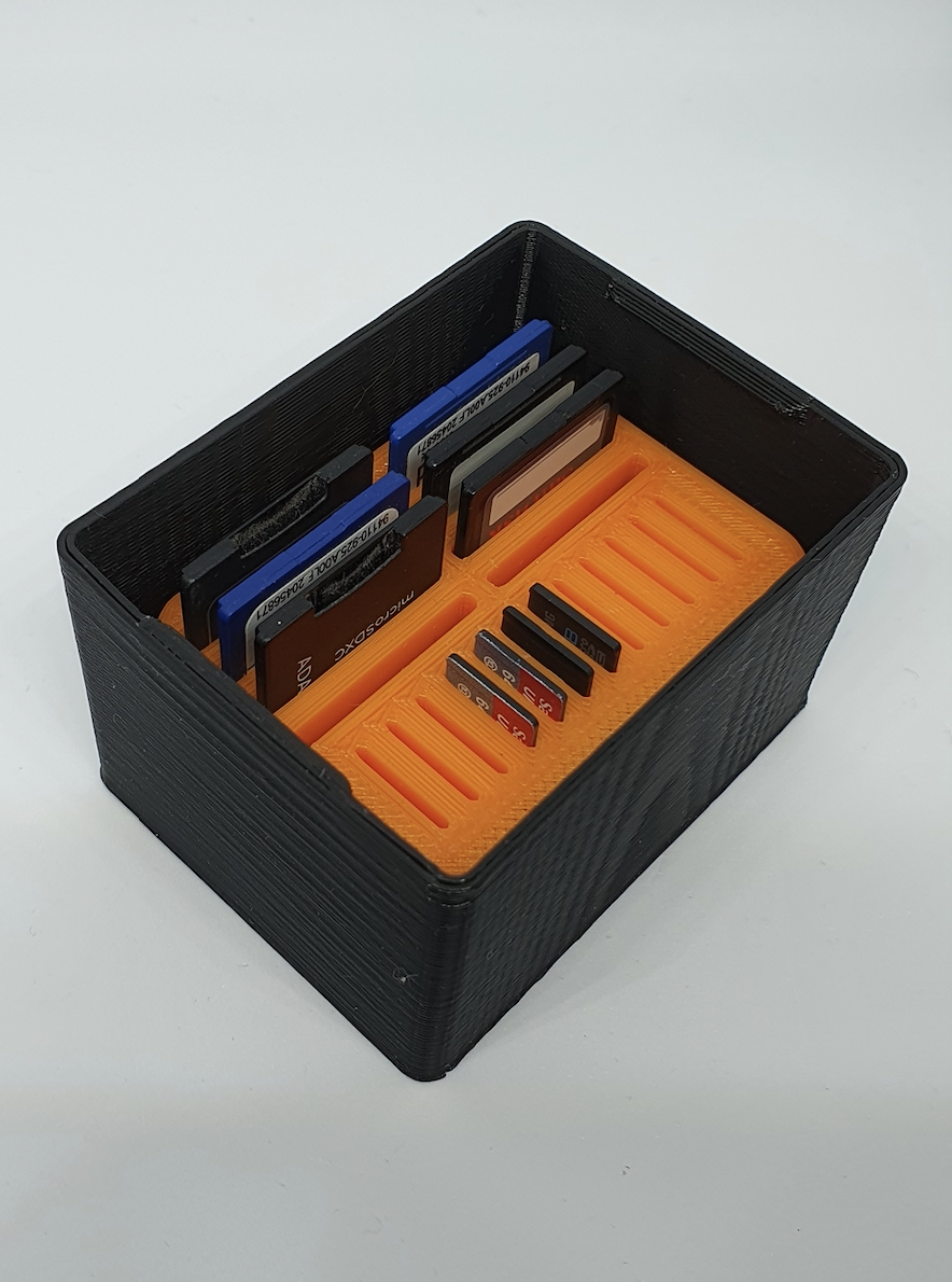 STL file Memory Card Box 📦 ・Model to download and 3D print・Cults