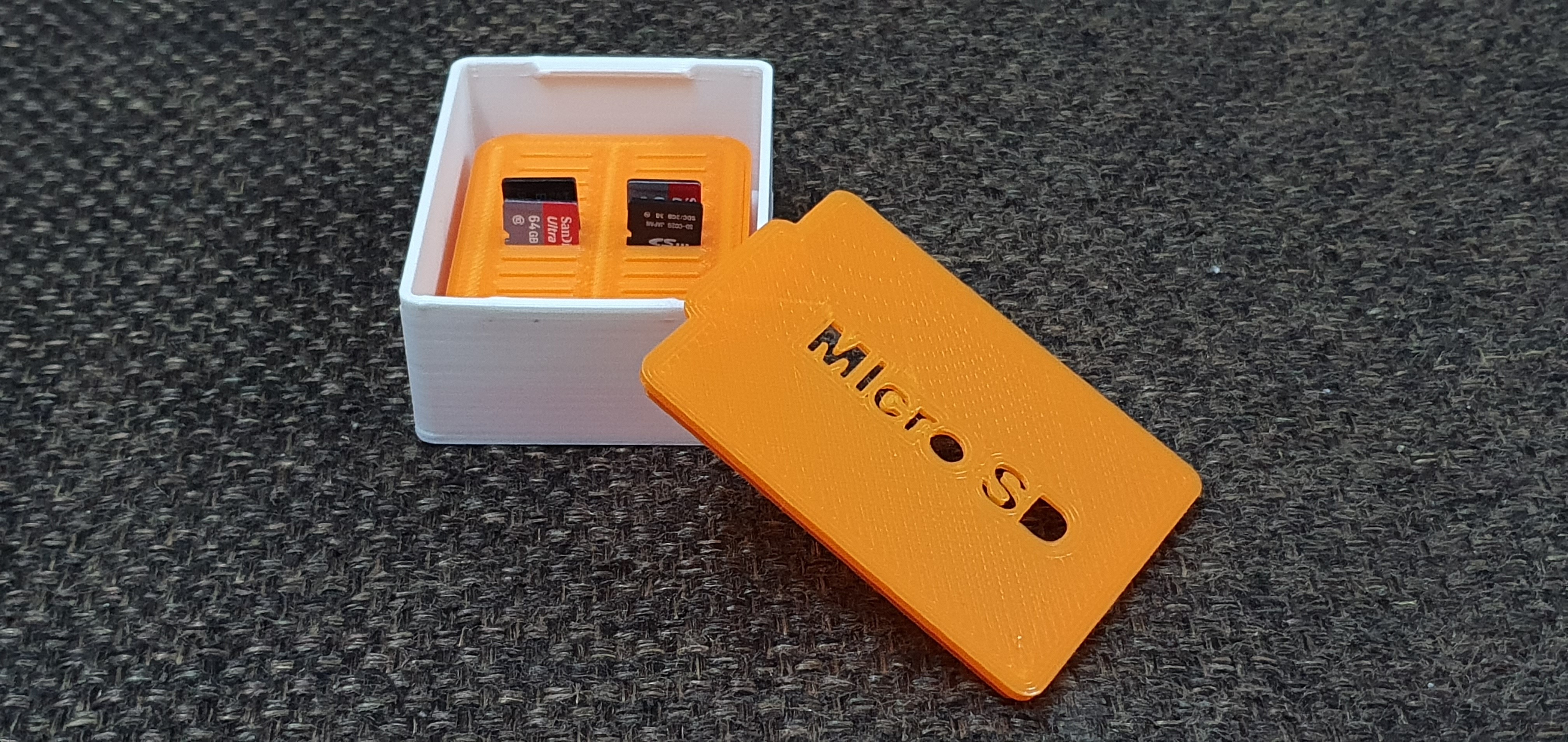 STL file Memory card box (Micro SD card snap fit box) 📦 ・3D print ...
