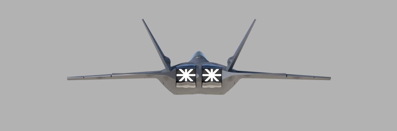 ️ F-22 Raptor aircraft airplan・ STL File for ・Cults