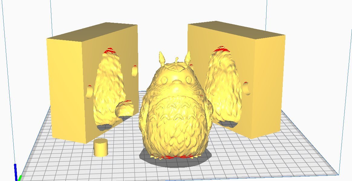 Archivo STL Totoro Molde (Mi Vecino Totoro) 🎨 ・Modelo para descargar y ...