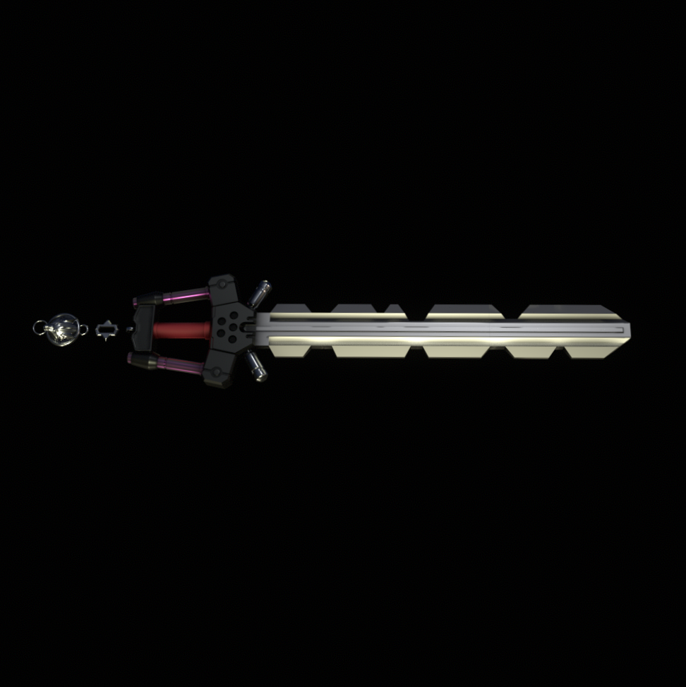 3D file Kingdom Hearts - Fenrir Keyblade 🥰 ・3D print design to download ...