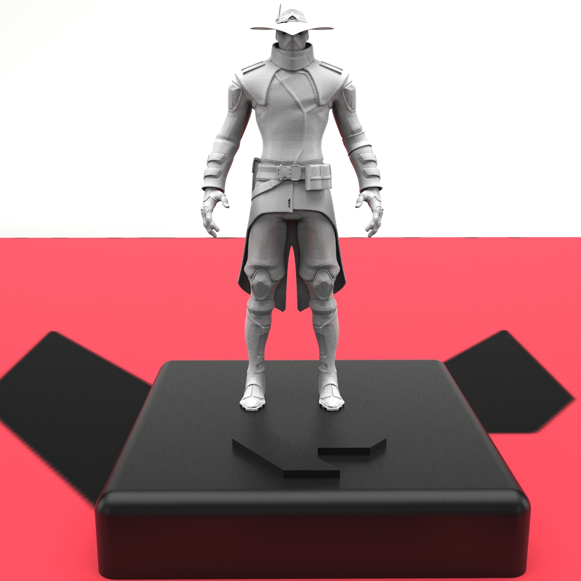 Бесплатный STL файл Valorant- CYPHER High poly model with base 🎨・Модель ...