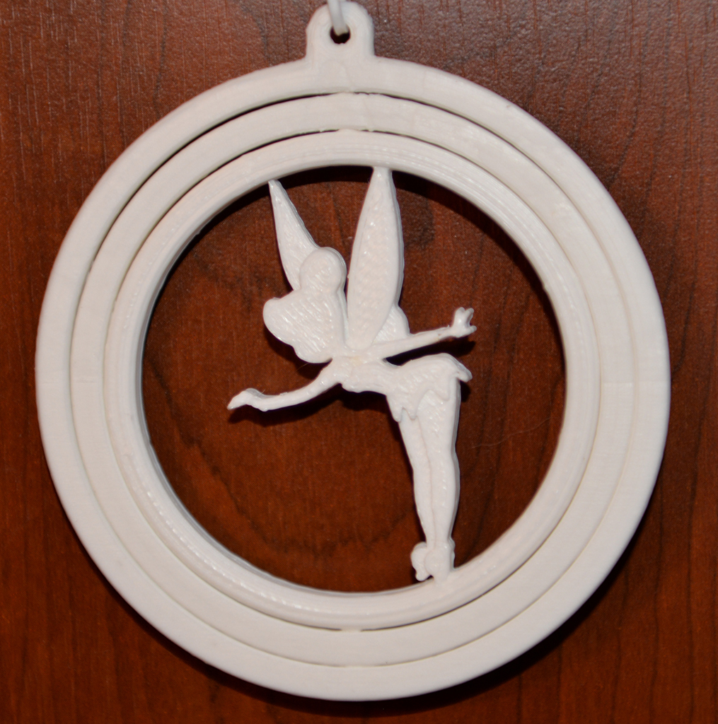 🎄 Tinkerbell Gyro Christmas Ornament・Free 3D File for ・Cults