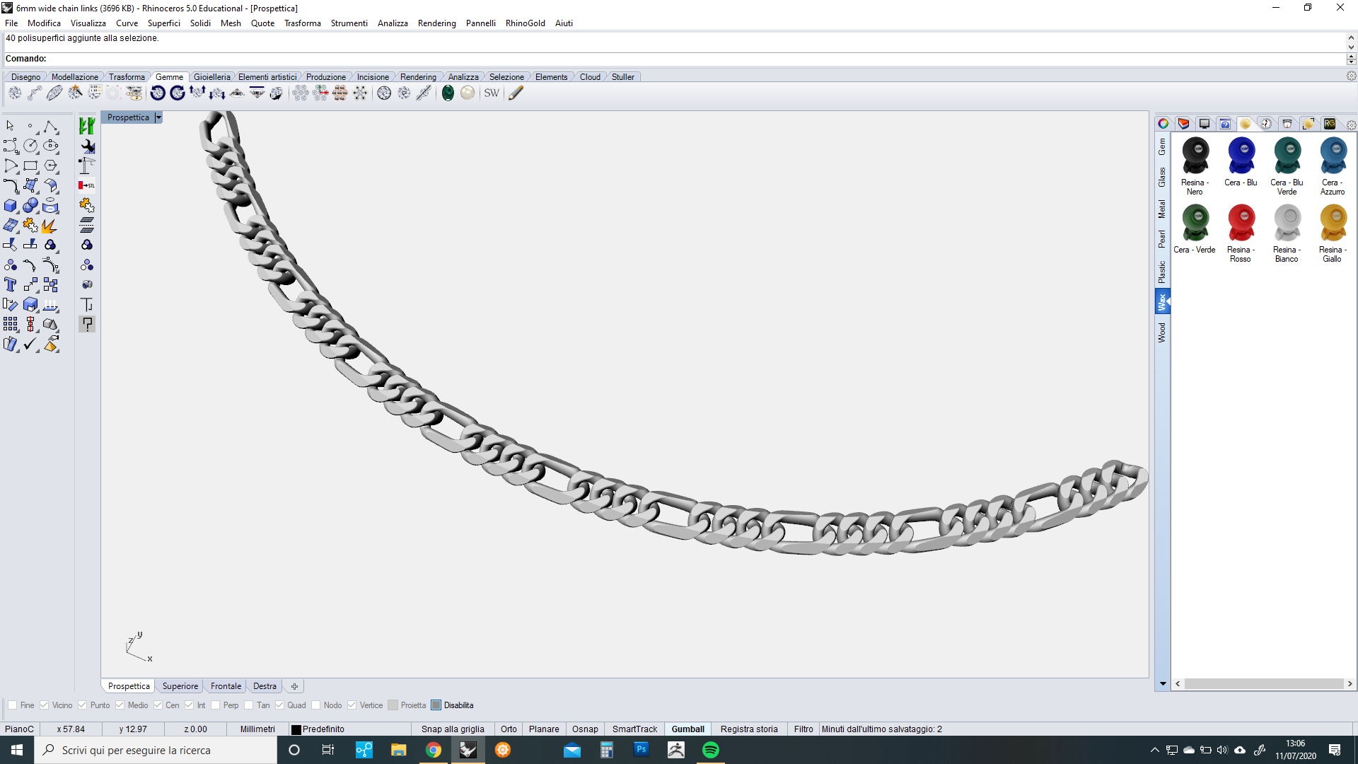 🔗 Figaro chain link・ STL File for ・Cults