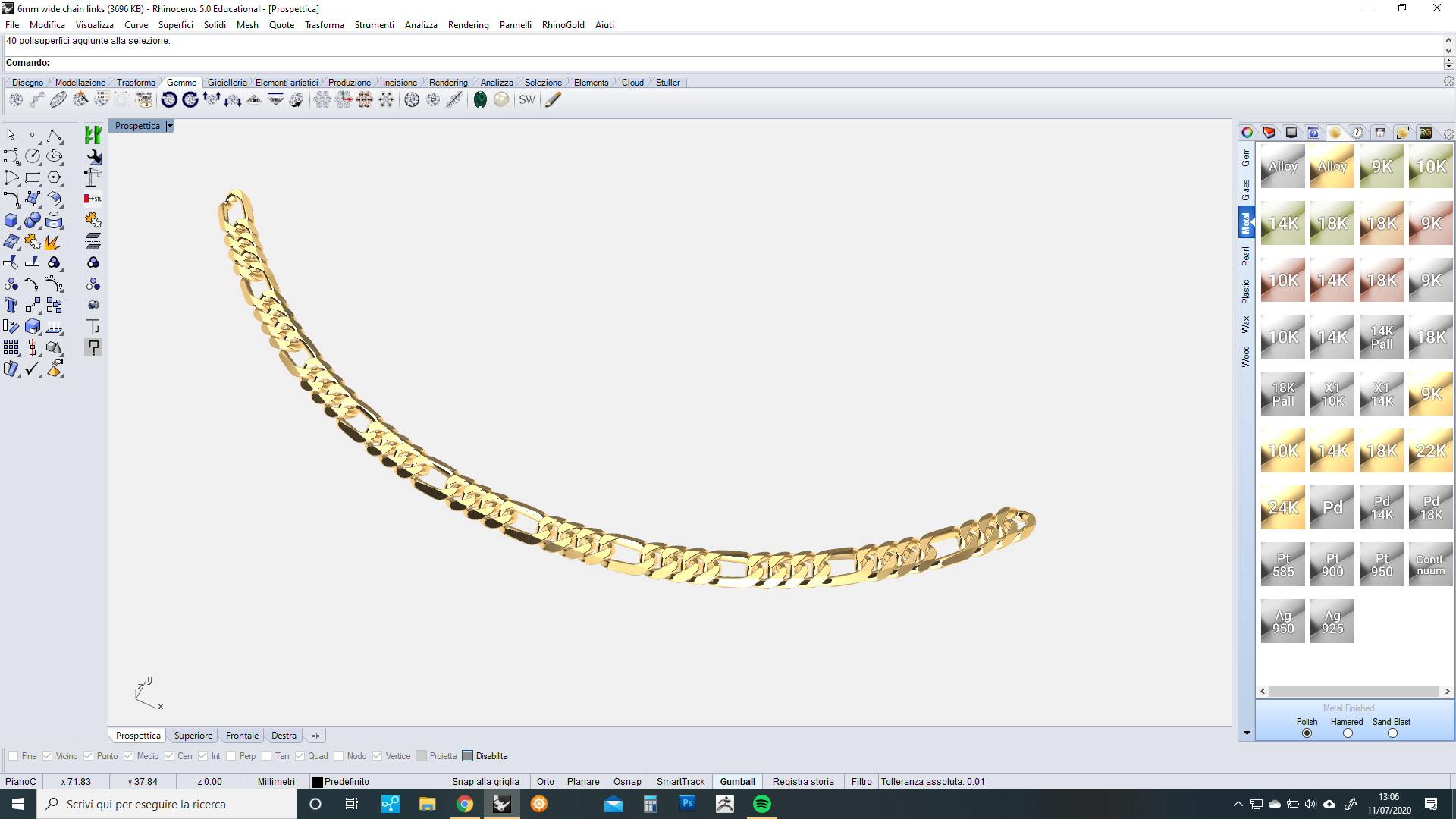 🔗 Figaro chain link・ STL File for ・Cults
