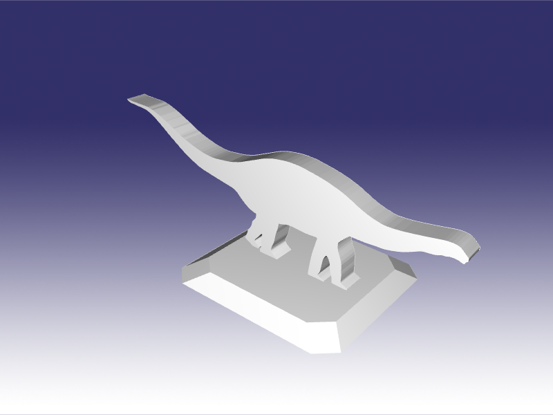 STL file Brontosaurus - Dinosaur toy Design for 3D Printing 🦖 (OBJ)・3D ...