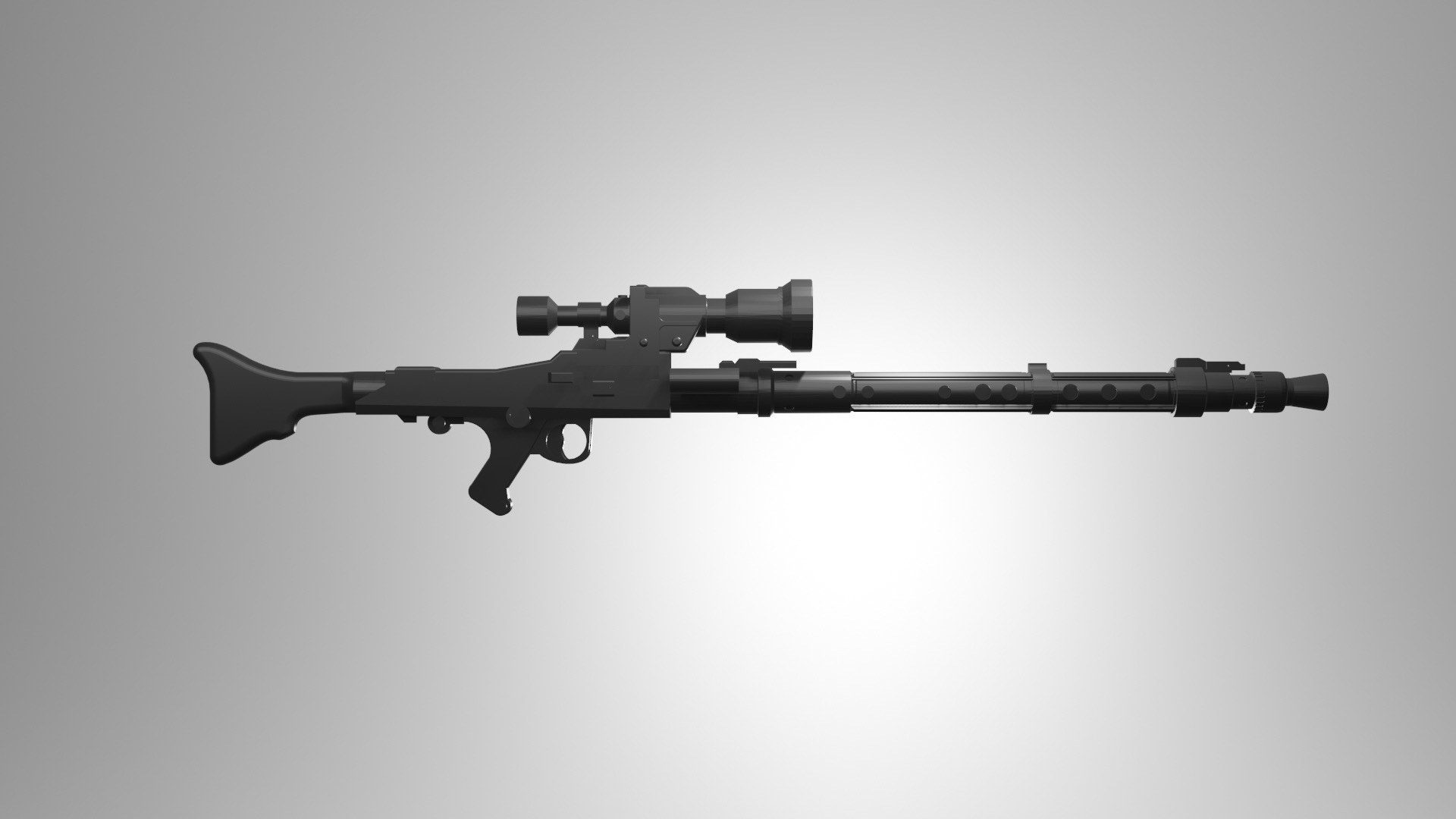 ⭐ DLT-19X Star Wars Sniper Rifle for 6 inch figure・ STL File for ・Cults