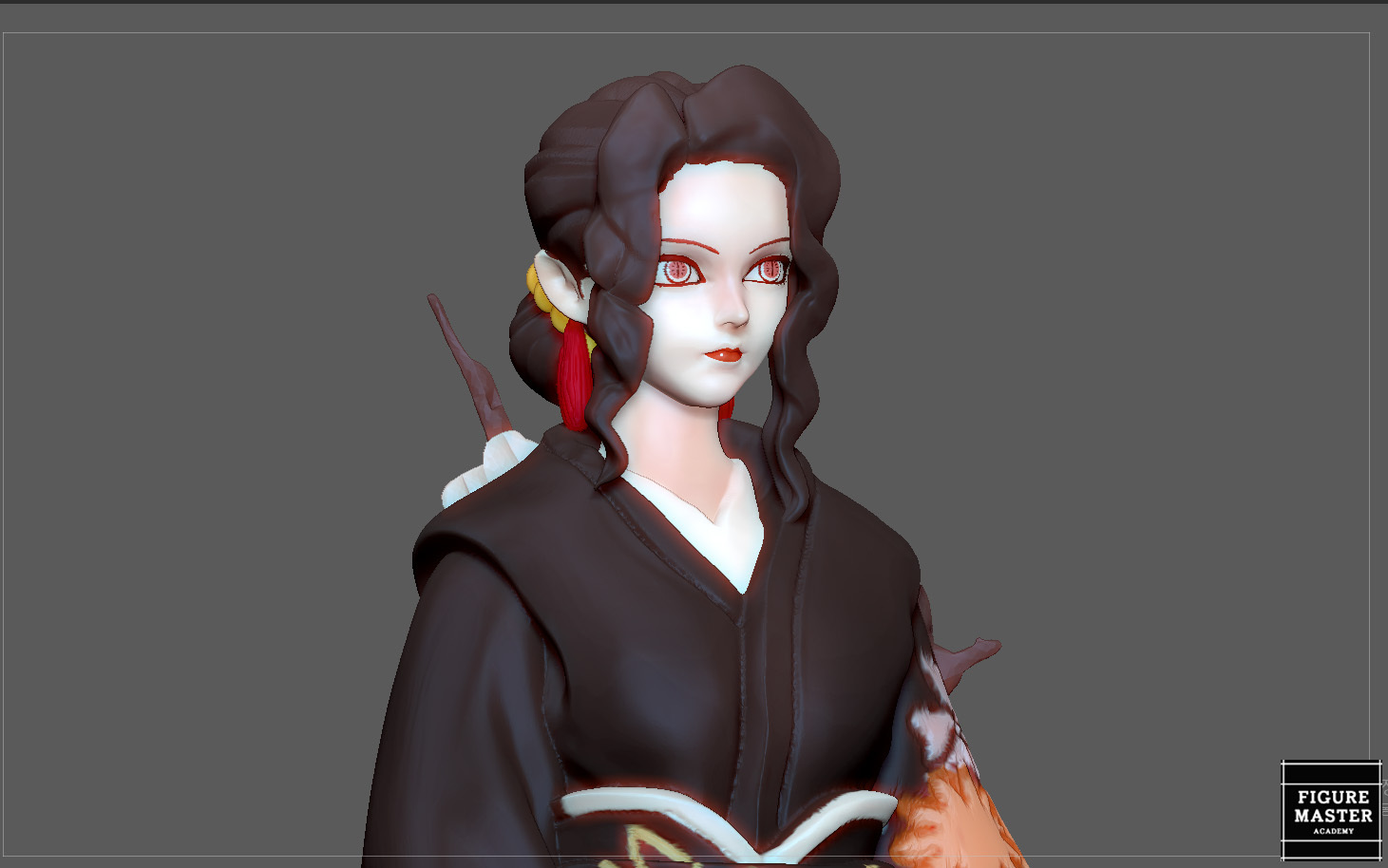 Archivo STL MUZAN KIMONO KIMETSU NO YAIBA PERSONAJE ANIME PRETTY CUTE ...