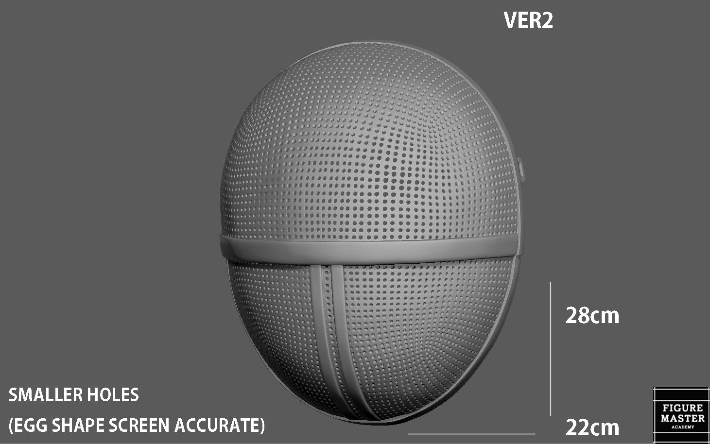 🦑 SQUID GAME MASK VER2 1:1 LIFE SIZE COSPLAY PROPS REPLICA NETFLIX 3D ...