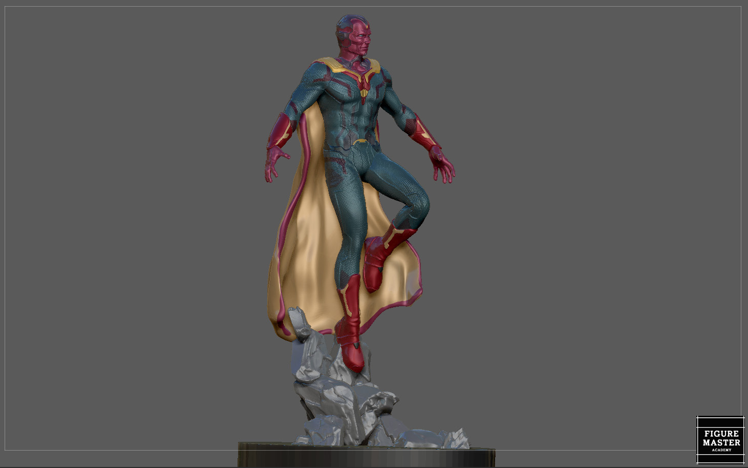 🎨 VISION FROM MARVEL MCU DRAMA WANDA VISION CHARACTER・ STL File for ・Cults