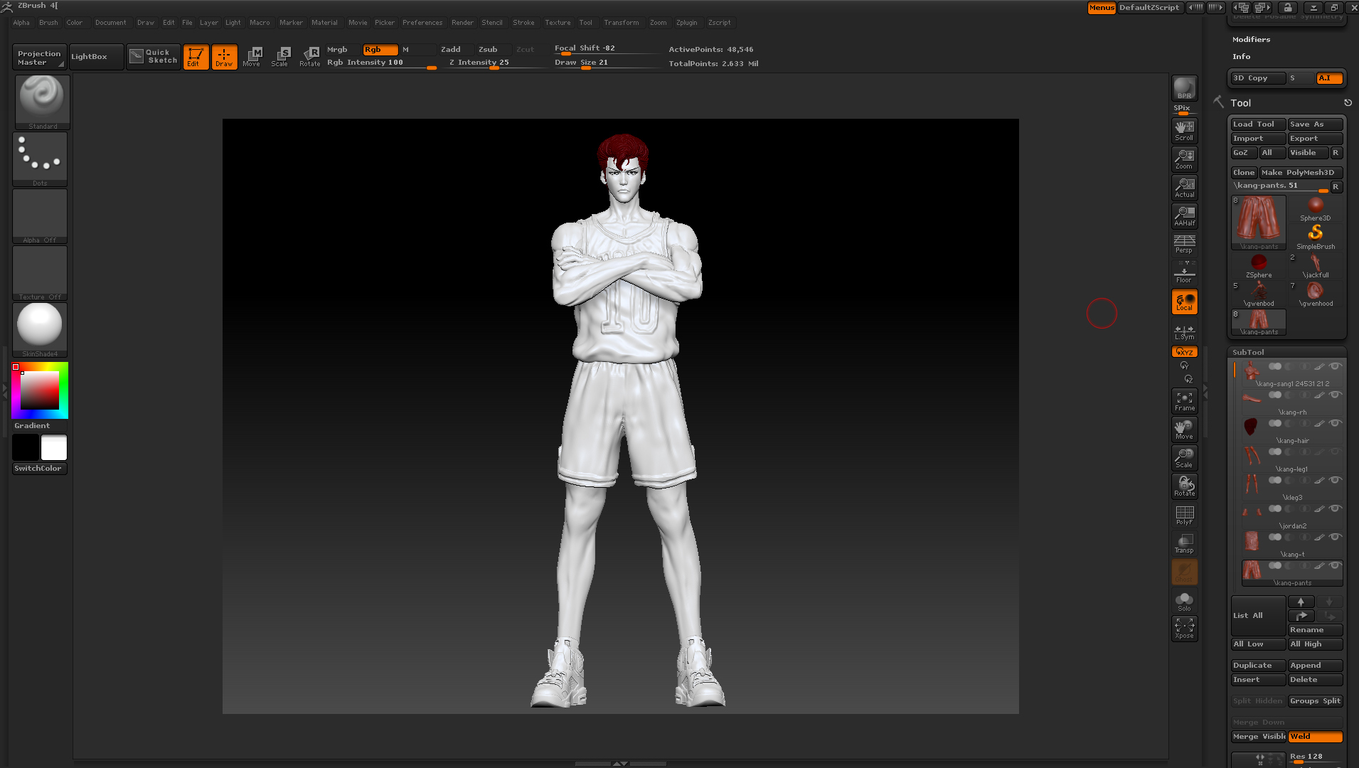 STL file SLAMDUNK SAKURAGI MODEL FOR 3D PRINT SLAM DUNK 🏀 ・3D printing ...