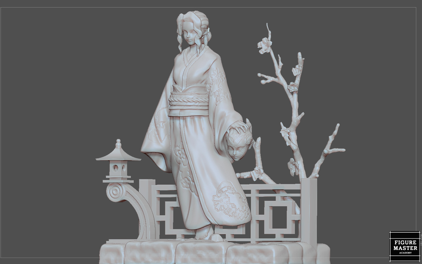 Archivo STL MUZAN KIMONO KIMETSU NO YAIBA PERSONAJE ANIME PRETTY CUTE ...