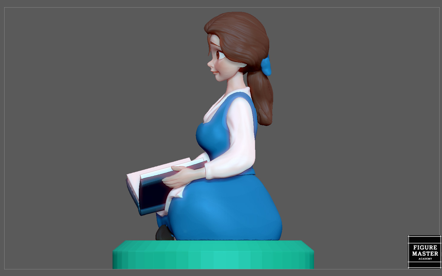 👸 BELLE PRINCESS STATUE BEAUTY AND THE BEAST DISNEY ANIME 3D print ...