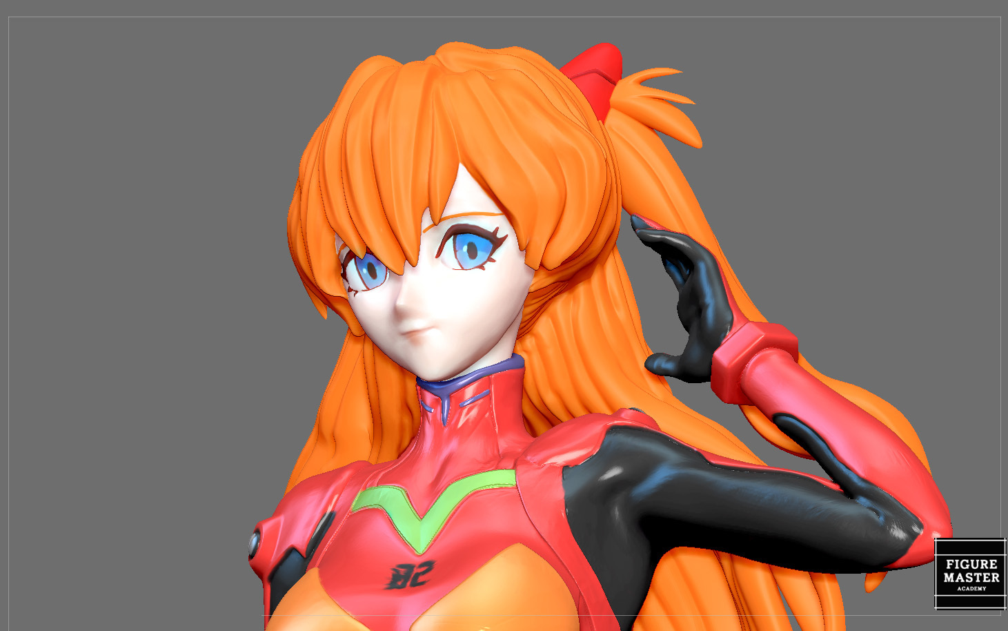 Archivo STL ASUKA PLUG SUIT EVANGELION SEXY GIRL STATUE CUTE PRETTY ...