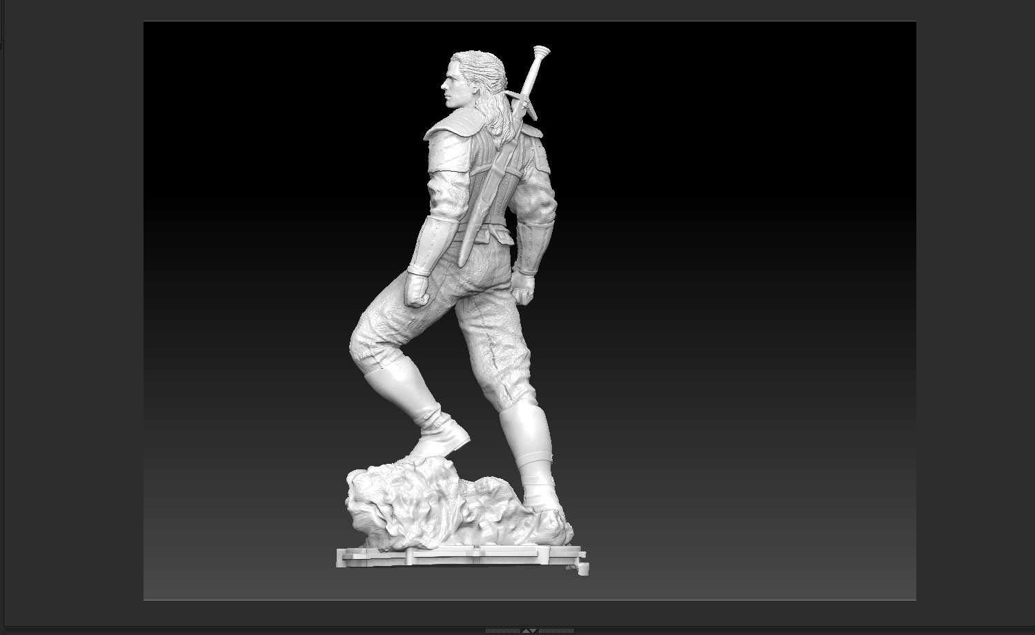 🎲 WITCHER GEROLT NETFLIX FULL MODEL FOR 3D PRINT・ 3D File for ・Cults