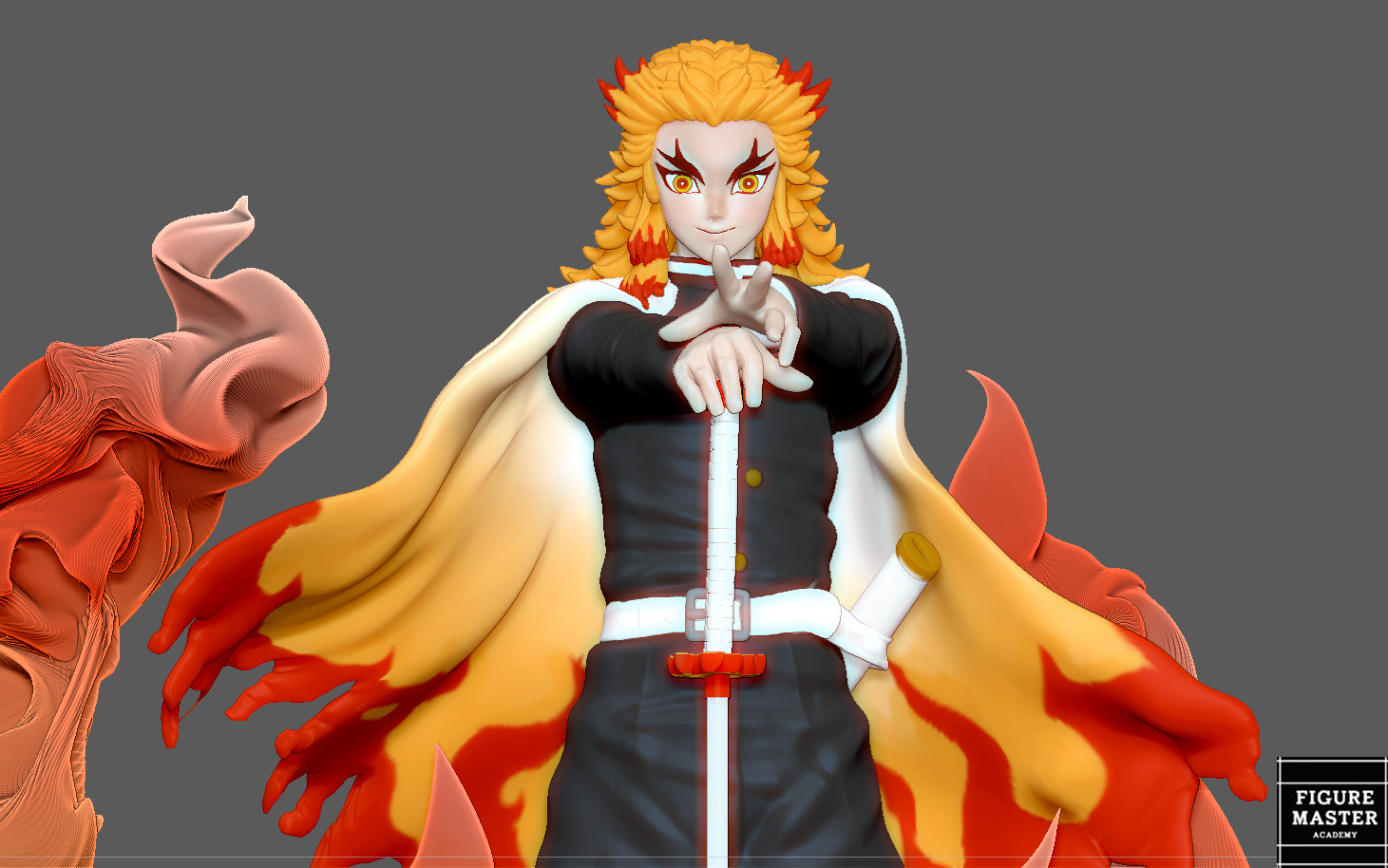 3D file RENGOKU 2 KIMETSU NO YAIBA ANIME STATUE CHARACTER 3D print ...