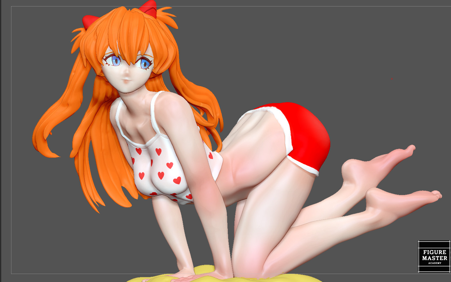 🫦 Asuka Casual Evangelion Sexy Girl Statue Cute Pretty Anime Character