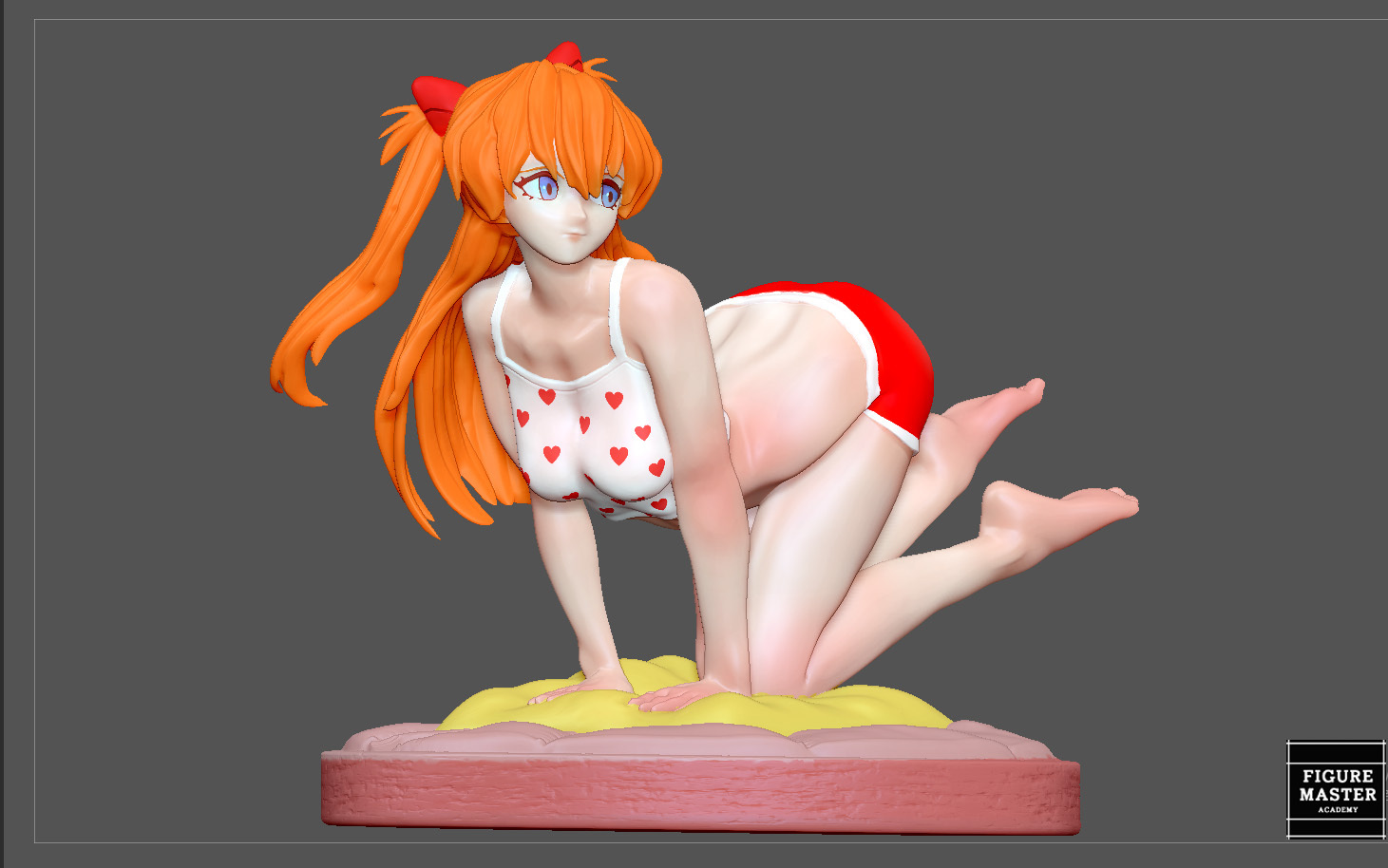 🫦 Asuka Casual Evangelion Sexy Girl Statue Cute Pretty Anime Character