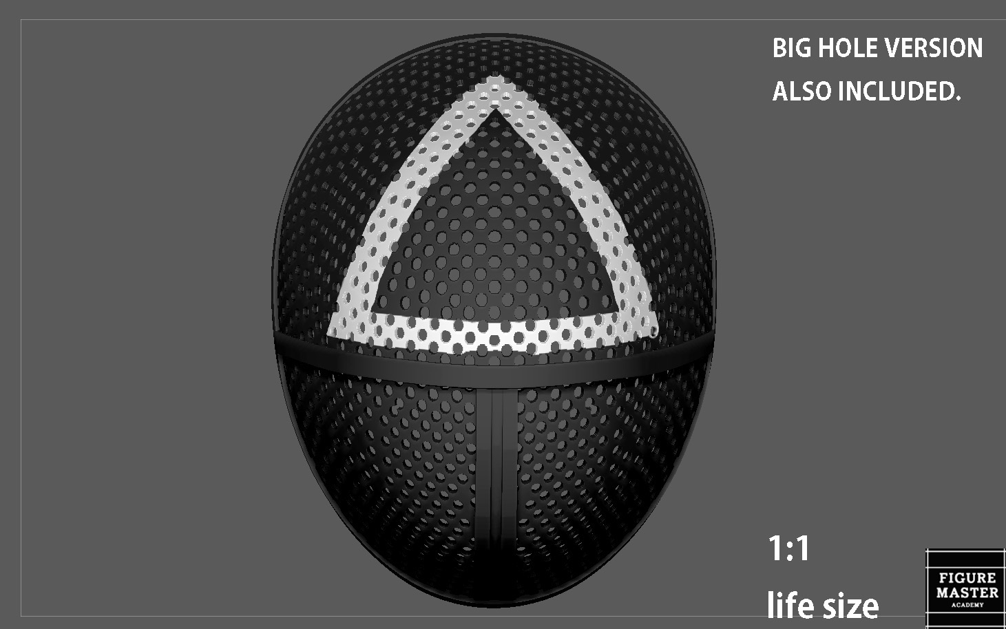 🦑 SQUID GAME MASK VER2 1:1 LIFE SIZE COSPLAY PROPS REPLICA NETFLIX 3D ...