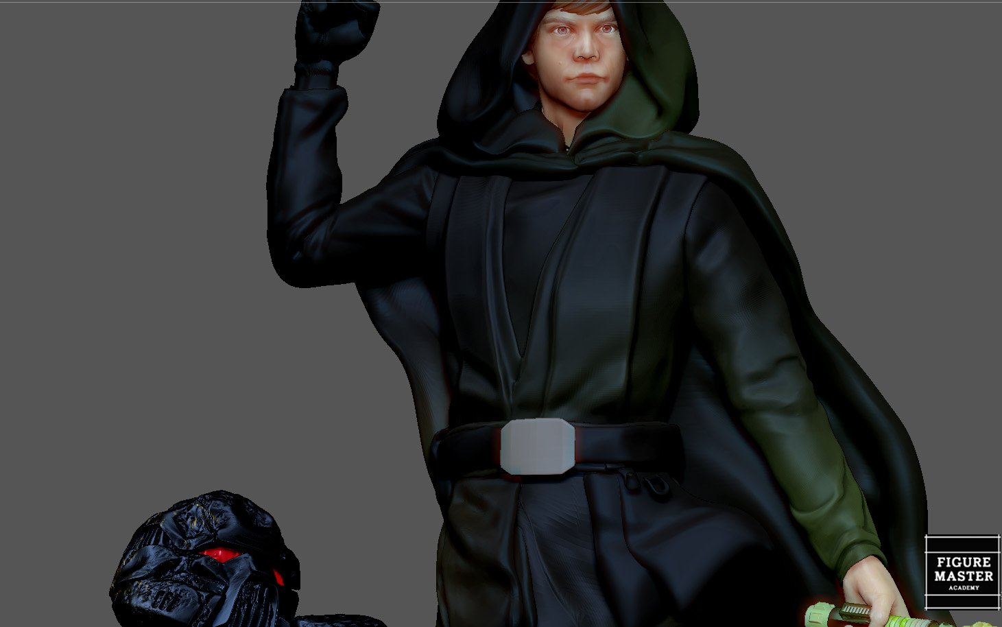 3D file LUKE SKYWALKER 2 STARWARS MANDALORIAN DISNEY STATUE 3D print ...