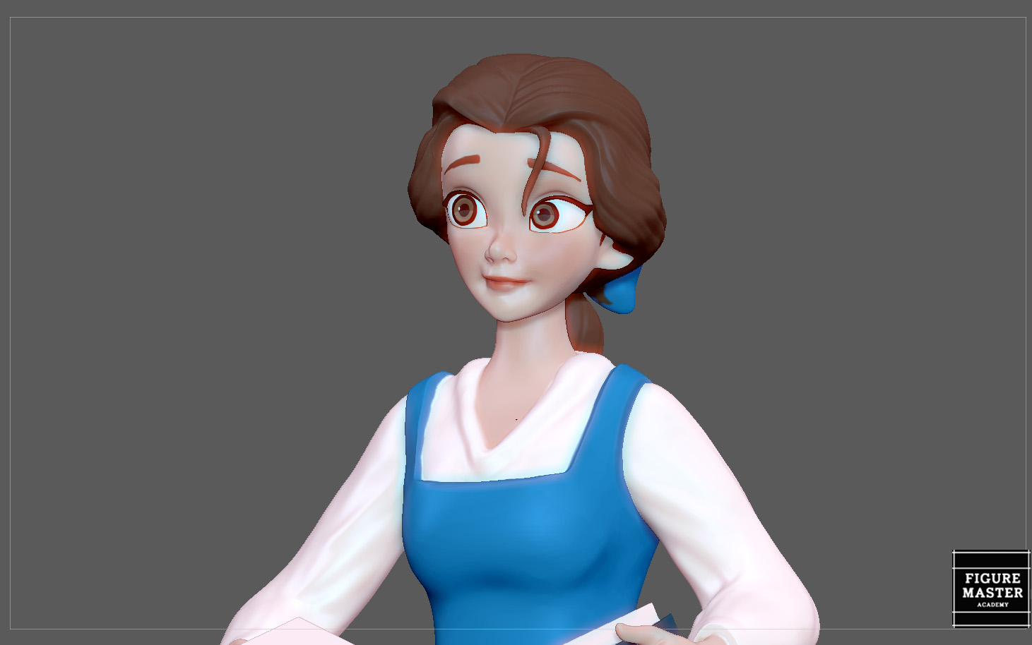 👸 BELLE PRINCESS STATUE BEAUTY AND THE BEAST DISNEY ANIME 3D print ...