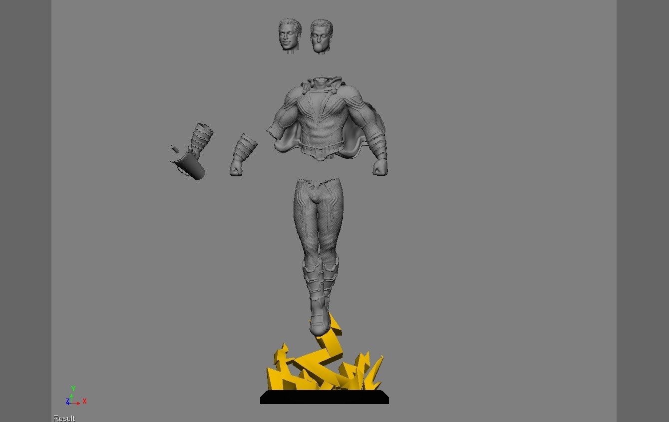 🎬 SHAZAM MOVIE DC STATUE MODEL PRINTABLE・ STL File for ・Cults