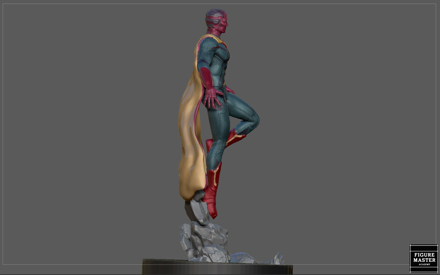 🎨 VISION FROM MARVEL MCU DRAMA WANDA VISION CHARACTER・ STL File for ・Cults