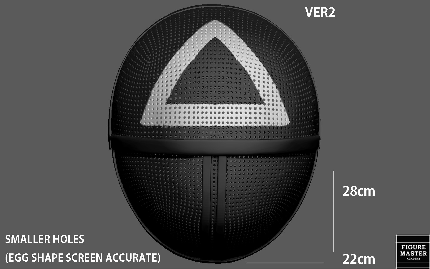 🦑 SQUID GAME MASK VER2 1:1 LIFE SIZE COSPLAY PROPS REPLICA NETFLIX 3D ...