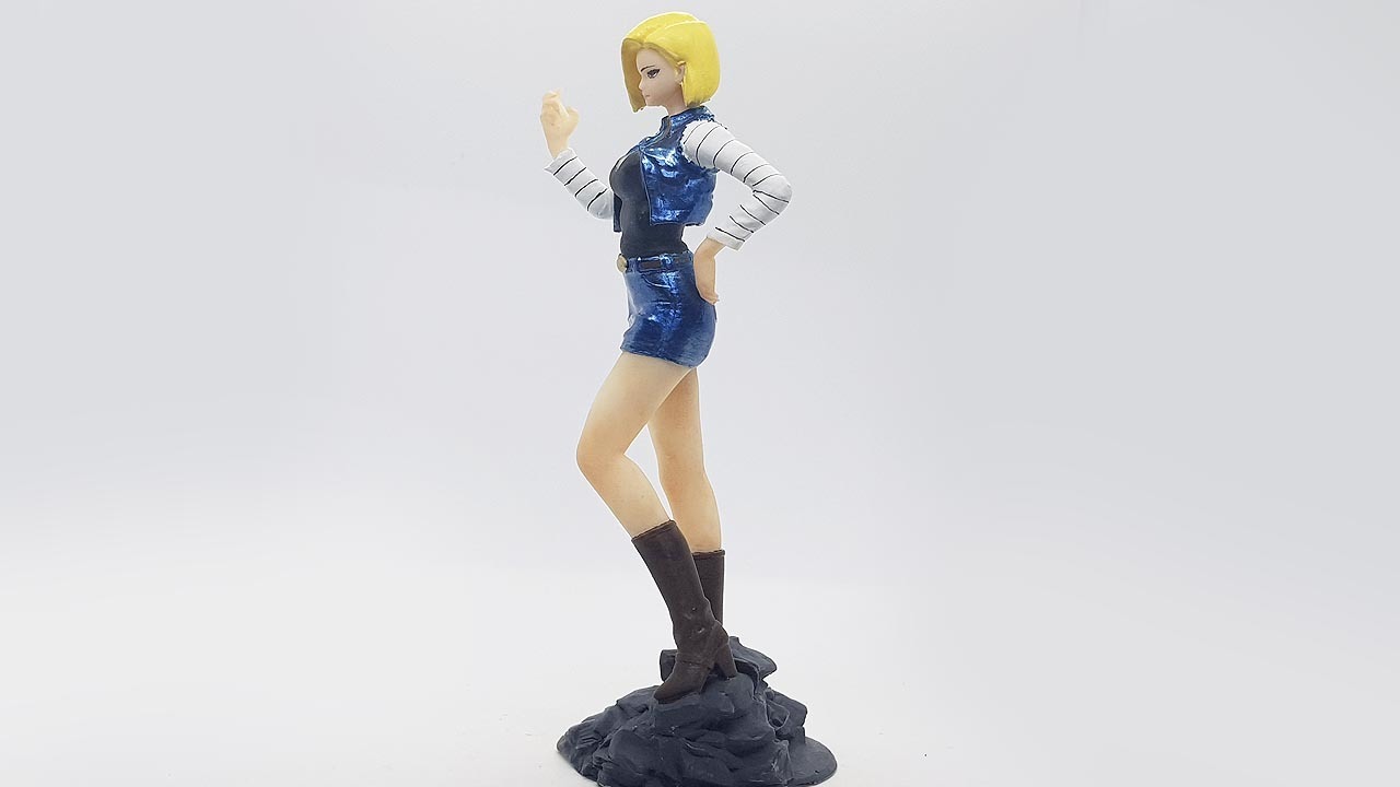 STL file ANDROID 18 MODIFIED DRAGONBALL PRINTABLE STATUE FIGURINE ANIME ...