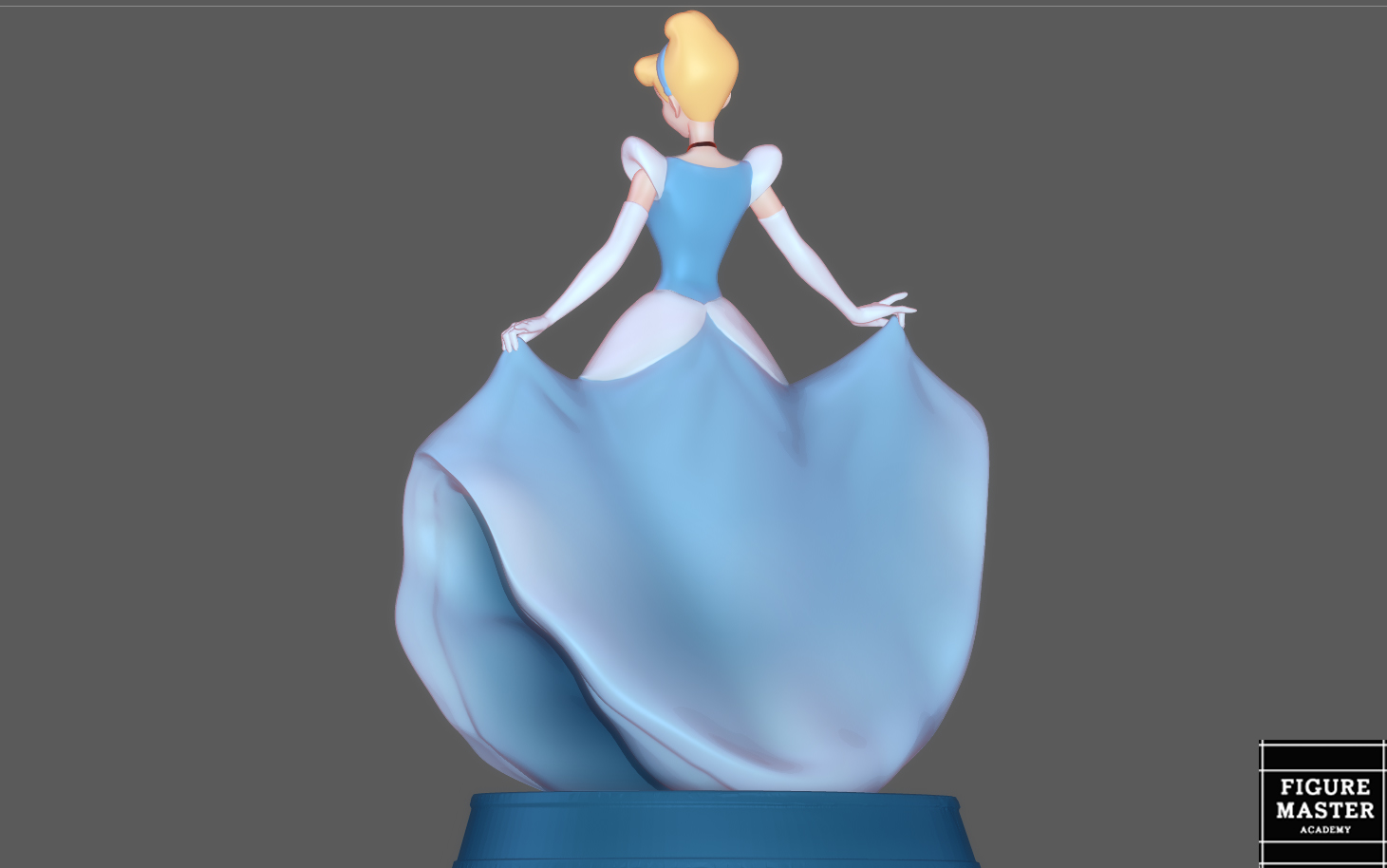 👸 CINDERELLA DISNEY PRINCESS ANIMATION 3D PRINT・ 3D File for 3D ...