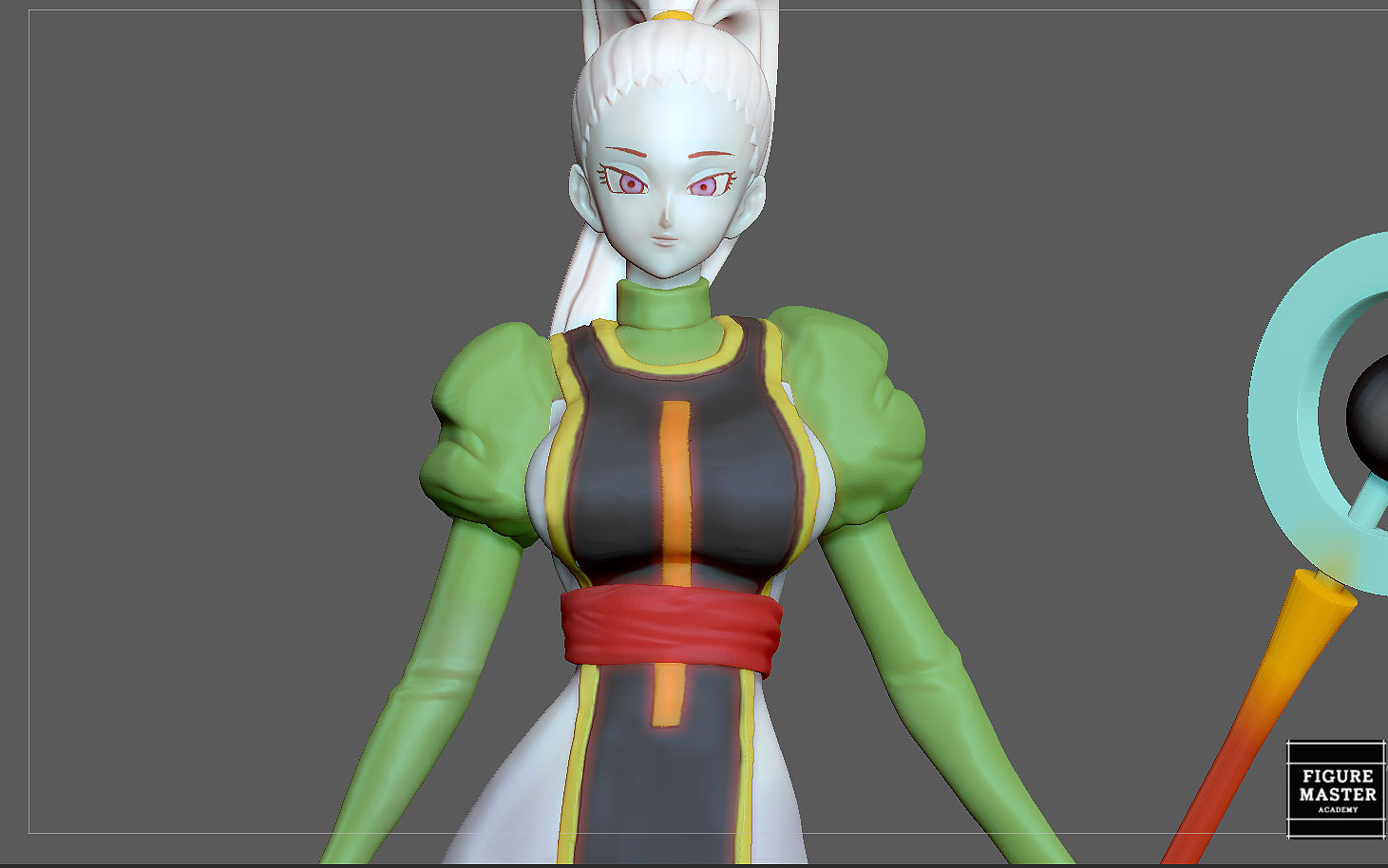 Fichier STL VADOS SEXY STATUE DRAGONBALL GIRL PRETTY ANIME modèle d ...