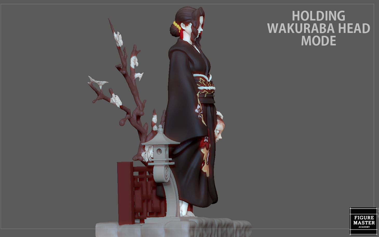 Archivo STL MUZAN KIMONO KIMETSU NO YAIBA PERSONAJE ANIME PRETTY CUTE ...