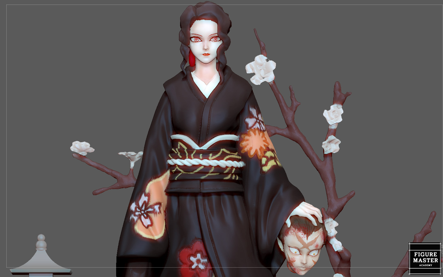 Archivo STL MUZAN KIMONO KIMETSU NO YAIBA PERSONAJE ANIME PRETTY CUTE ...