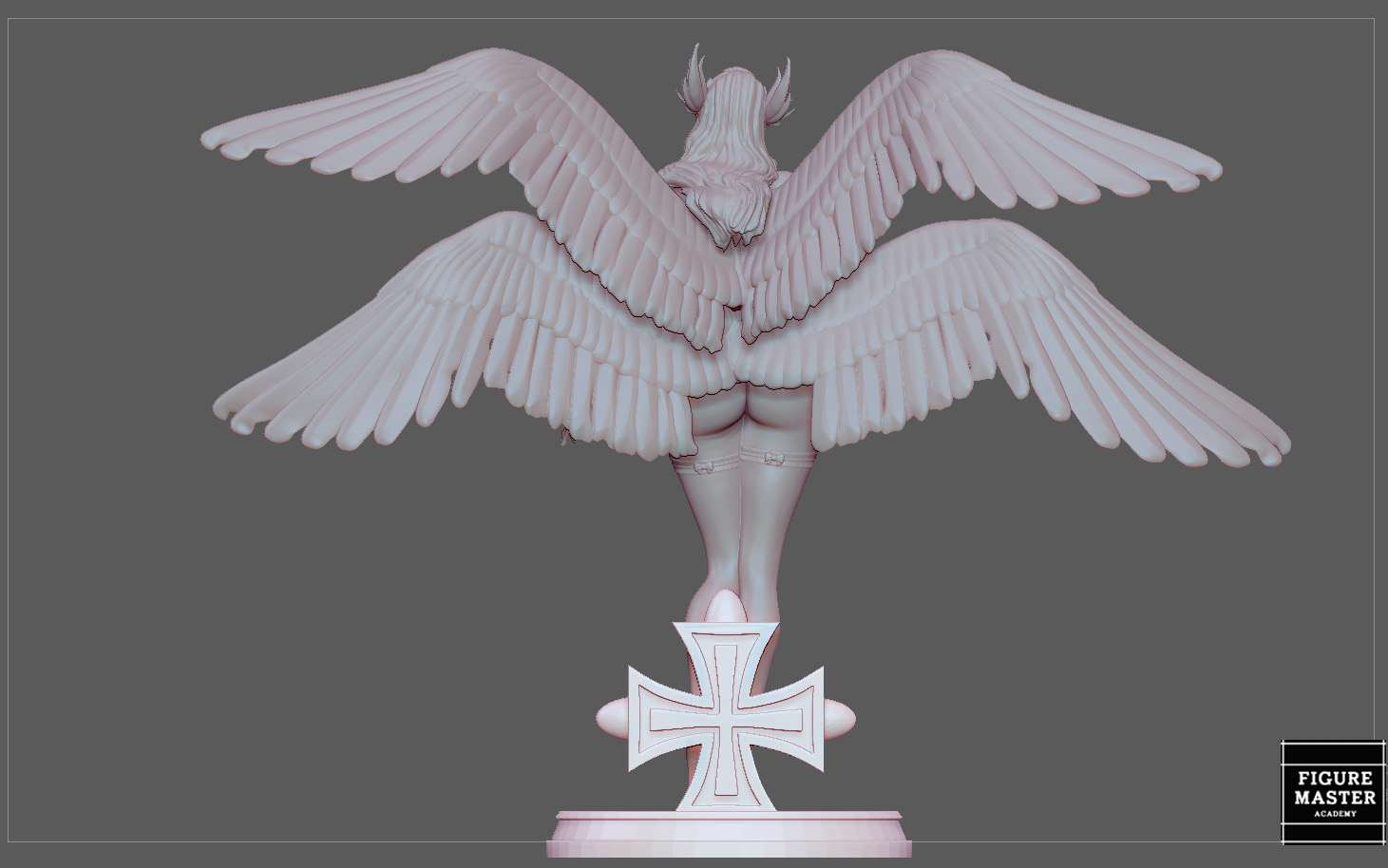 3D file ANGEWOMON 2 DIGIMON SEXY GIRL PRETTY ANGEL CHARACTER ANIME 3D ...